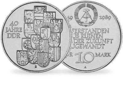 10 Mark DDR 1989 40 Jahre DDR | MDM Deutsche Münze